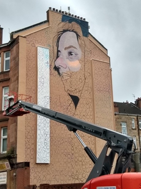 Thenue News - Our New Mural Is Taking Shape | Thenue Housing Association